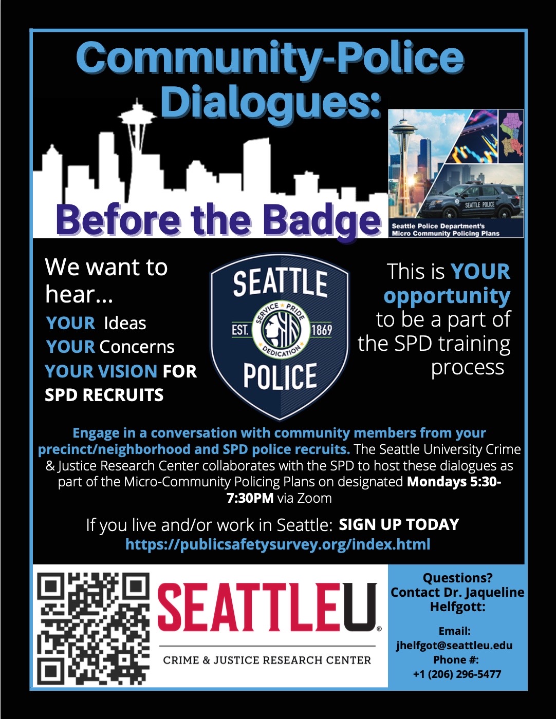 Seattle Police seeking community conversation with new recruits ...